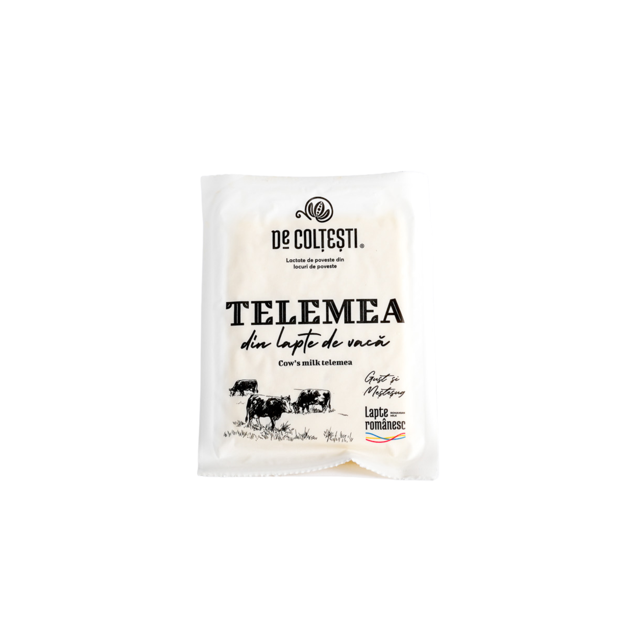 Telemea din lapte de Vacă 250g – De Colțești SRL