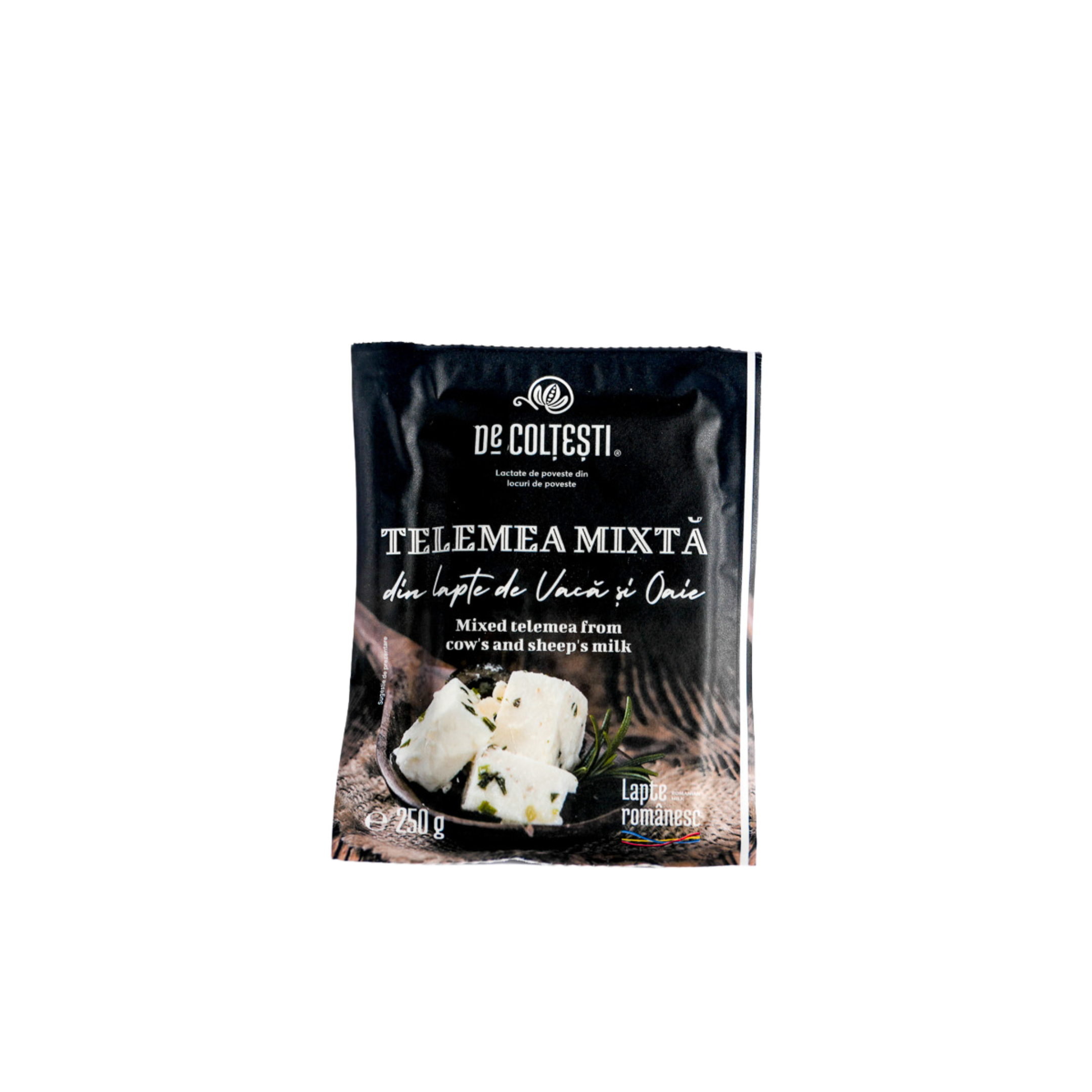 Telemea Mixtă din lapte de Vacă si Oaie 250g – De Colțești SRL